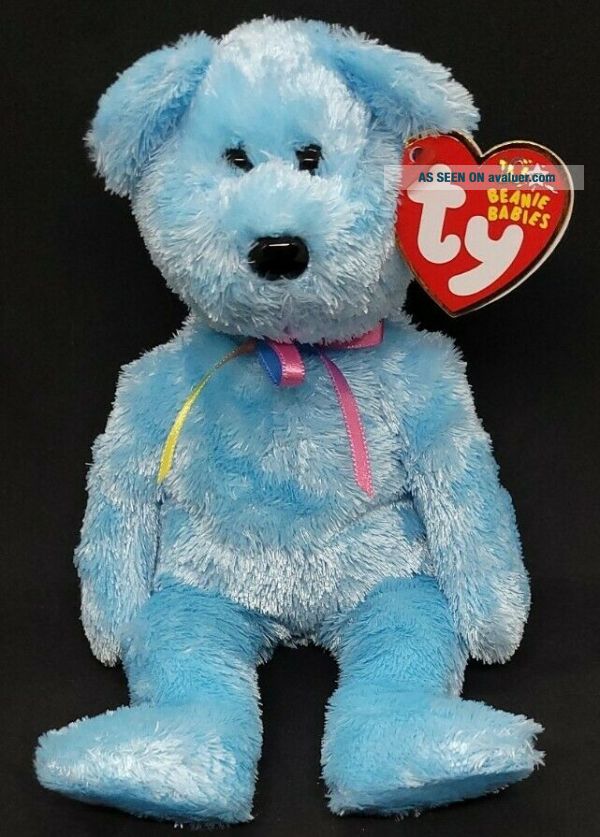 TY 2003 SHERBERT The BLUE BEAR BEANIE BABY - With TAGS | #40564113