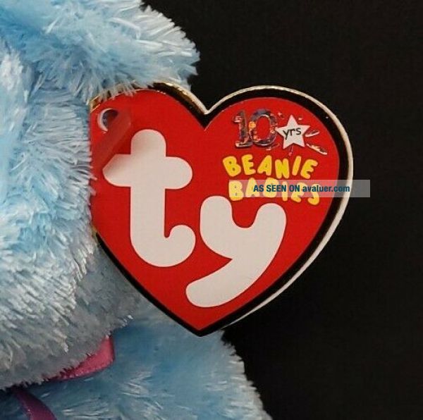 TY 2003 SHERBERT The BLUE BEAR BEANIE BABY - With TAGS | #40564113
