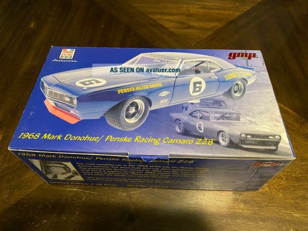 1968 GMP Chevy Camaro Z28 Sunoco Trans Am Race Car Penske Mark Donohue ...