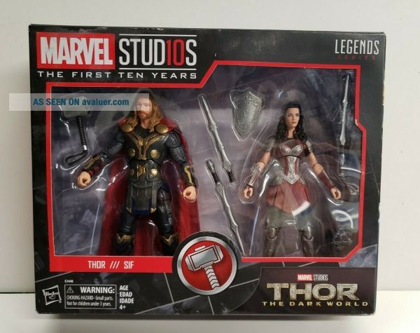 Marvel Studios First Ten Years The Dark World Thor And Sif 6 " Figures ...