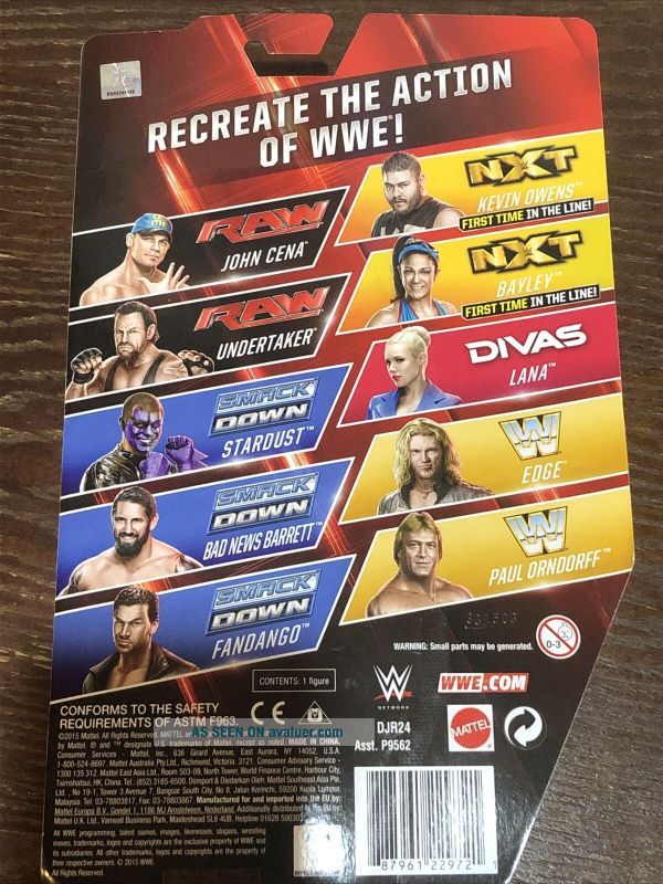 2015 Mattel Basic WWE NXT KEVIN OWENS First Time In The Line Action ...
