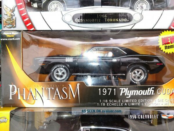 Ertl American Muscle 1971 Plymouth Cuda 340 Phantasm 1:18 Scale Diecast ...