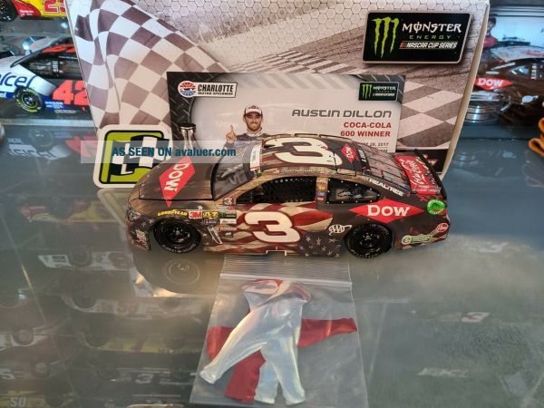 2017 Austin Dillon 3 Dow Salutes Charlotte Win RCR Auto 1:24 NASCAR ...
