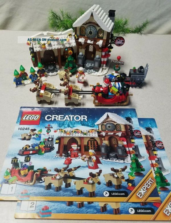 LEGO 10245 Creator Winter Village Santa ' S Workshop Set Complete W ...