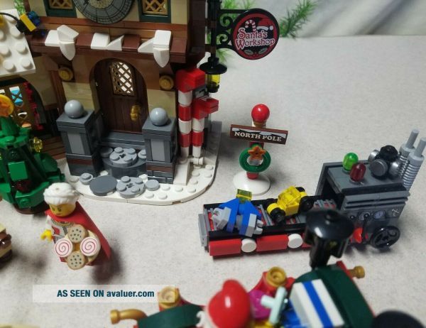LEGO 10245 Creator Winter Village Santa ' S Workshop Set Complete W ...