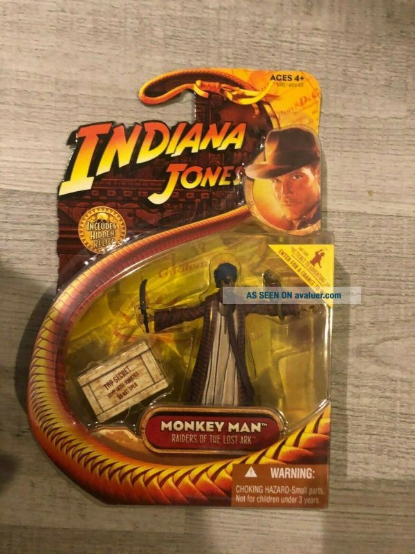Indiana Jones: Monkey Man Raiders Of The Lost Ark 3. 75 " Action Figure ...