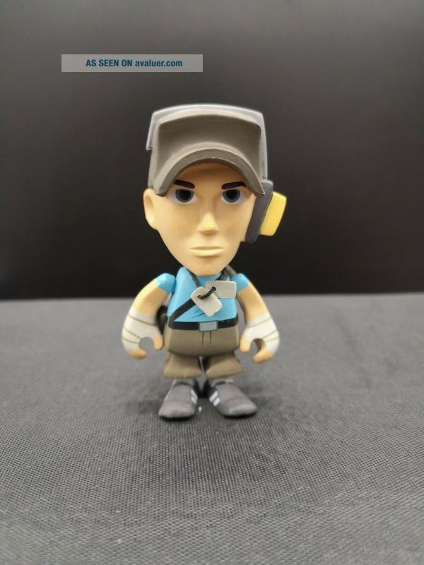 No Box Team Fortress 2 Portable Mercs Blue Scout Vinyl Figure | #40636451