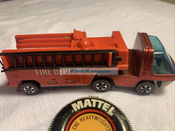 1969 RED Heavyweights Fire Dept Redline Hot Wheels From HUGE Estate ...
