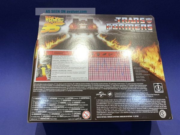 Transformers Back To The Future OFFICIAL Gigawatt Delorean FROM UK ...