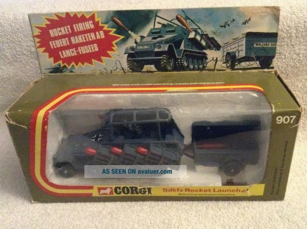 NMIB EARLY 1974 CORGI 907 HANOMAG SDKFZ 251/1 GERMAN SEMI - TRACK ...