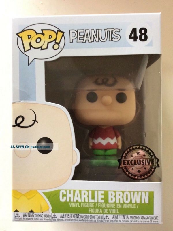 Funko Pop Vinyl Figure FESTIVE CHARLIE BROWN CHRISTMAS PIAB EXCLUSIVE ...