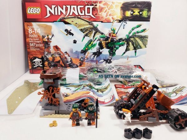 Lego Ninjago Master Of Spinjitu The Green NRG Dragon Open Box 99 ...