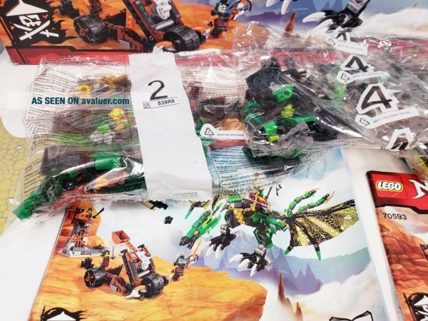 Lego Ninjago Master Of Spinjitu The Green NRG Dragon Open Box 99 ...