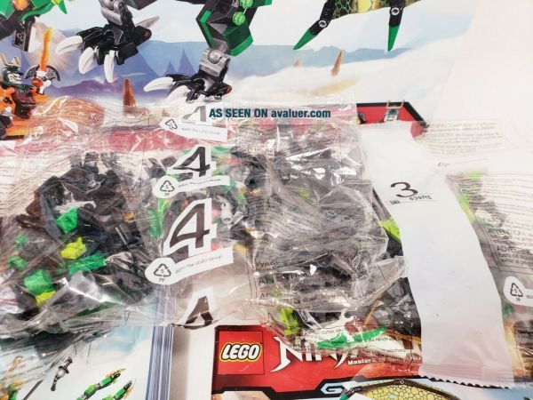 Lego Ninjago Master Of Spinjitu The Green NRG Dragon Open Box 99 ...