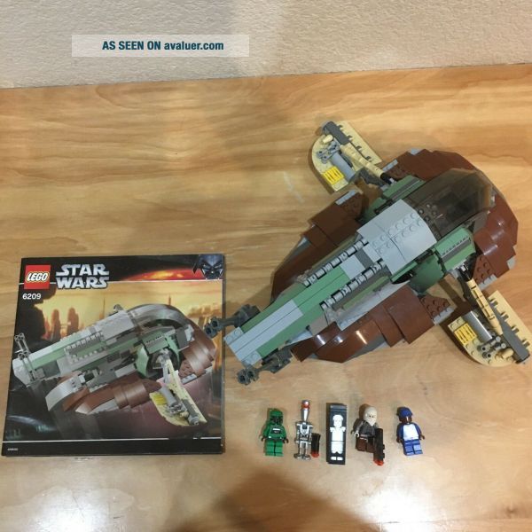 LEGO 6209 Star Wars Slave I Complete With Figs And Instructions No Box ...
