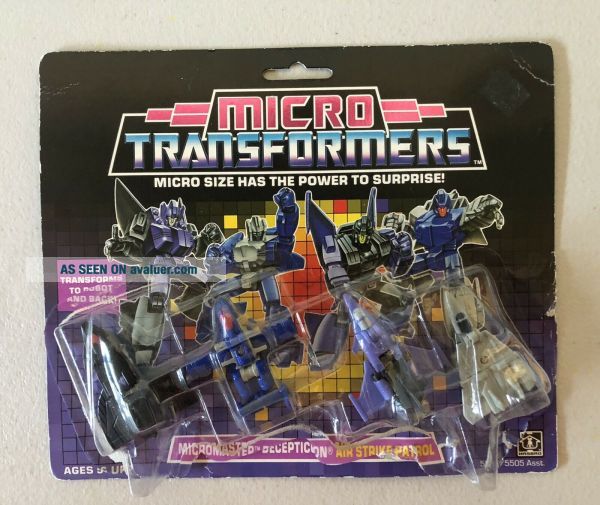 Transformers G1 Micromaster Decepticon Air Strike Patrol Micro Vintage ...