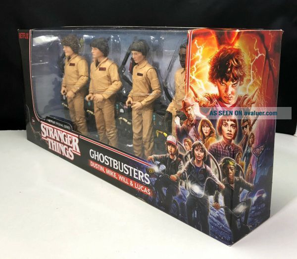 McFarlane Stranger Things GHOSTBUSTERS 4 Figure Pack Dustin Mike Will ...