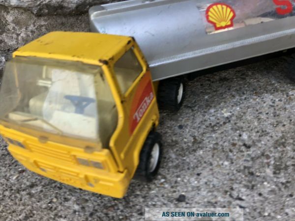 Vintage Tonka SHELL Gas Tanker Truck Semi 70s Toy USA | #40807716