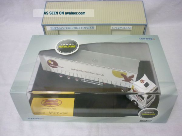 Oxford Diecast/Modern 1:76th Truck MAN Curtainside John Mitchell ...