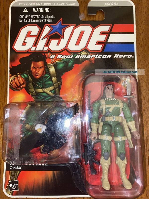 G. I. Joe Spirit Iron Knife Tracker Action Figure DTC Complete With ...