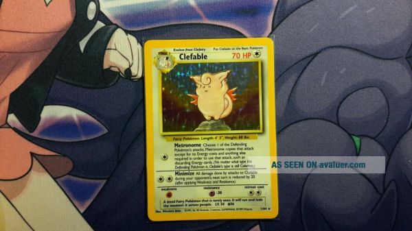 Clefable Holo Jungle No Symbol Pokemon Card NM | #40861123