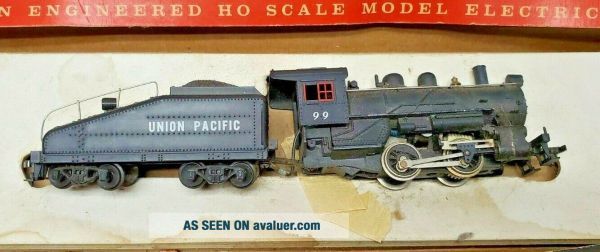 Vintage Tyco Mantua Ho Scale Union Pacific 99 Steam Locomotive With ...