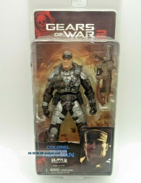 Neca Player Select Gears Of War 2 Colonel Victor Hoffman 7” Action ...