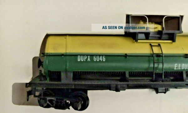 HO Scale Tyco DuPont Chemical Tank Car DUPX 6046 Vintage | #40893566