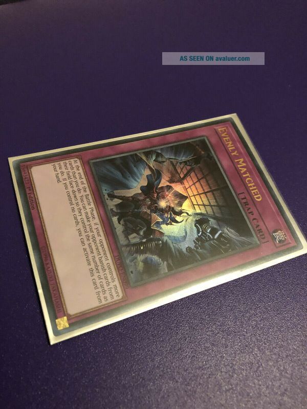 DUPO - EN099 Evenly Matched Ultra Rare 1st Edition YuGiOh Card | #40893591