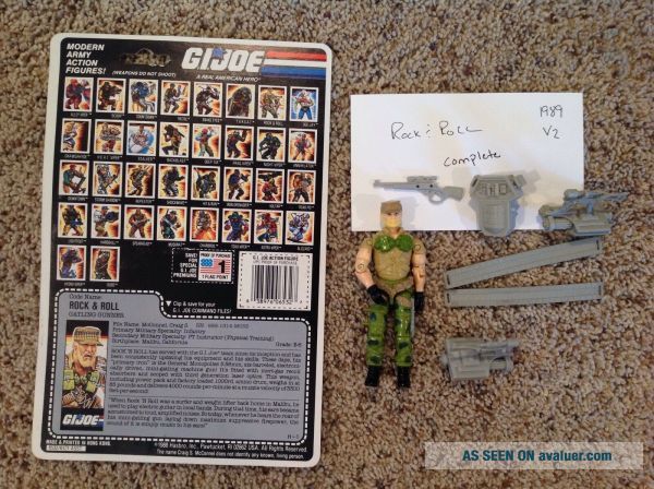 1989 GI JOE ROCK & ROLL V2 ARAH COMPLETE Figure | #40910779