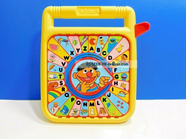 Vintage Sounds Around Ernie ' S ABC ' S 1989 Playskool Sesame Street ...