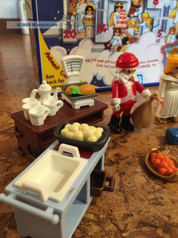 Complete Playmobil Advent Calendar 3978 Angels Christmas Bakery Santa ...