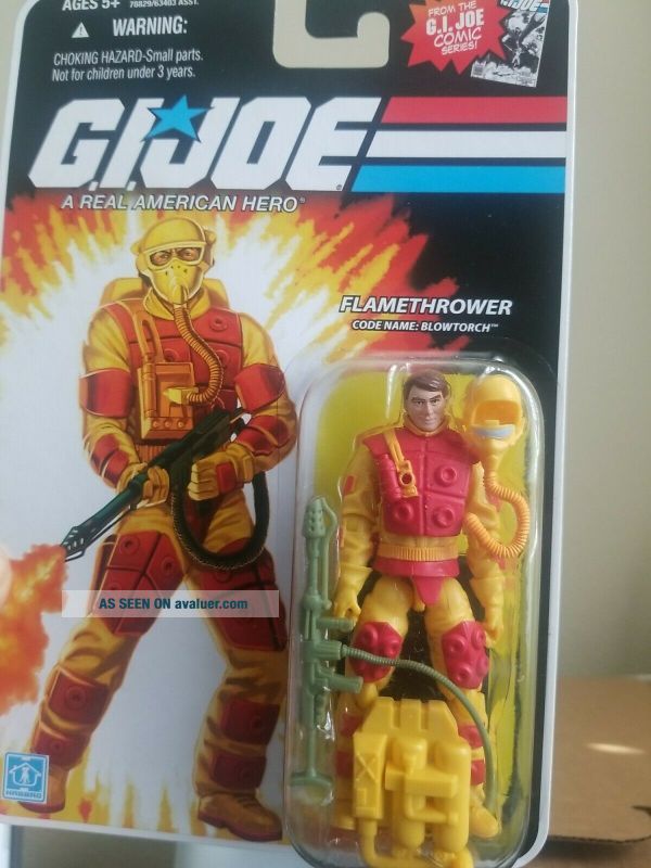 Hasbro GI Joe Flamethrower Code Name: Blowtorch From The GI Joe Comic ...