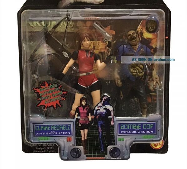 Resident Evil 2 Claire Redfield Zombie Cop Figure Toy Biz Action Figure ...