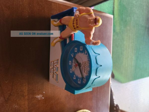 WWF Wrestling Superstars Hulk Hogan Battery Operated Talking Alarm ...
