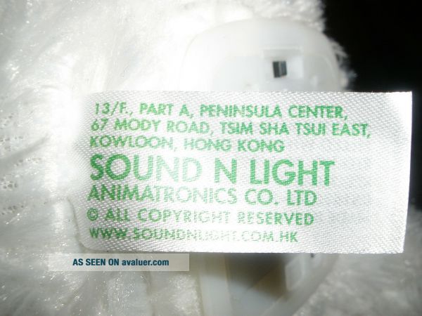 Animatronics Sound N ' Light Moving Singing Plush DOG The Witch Is Dead ...