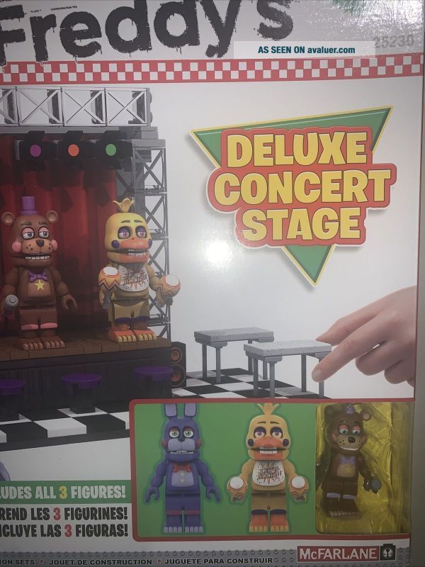 McFarlane Five Nights At Freddy ' S DELUXE CONCERT STAGE Construction ...