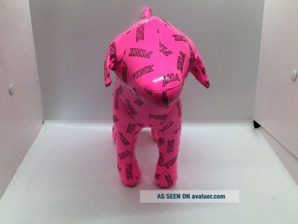 VS Victorias Secret Pink Giant Logo Dog 2015 Plush Large Vinyl Stuffed ...