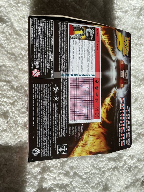 Transformers Back To The Future Mash - Up Delorean Gigawatt 35th ...