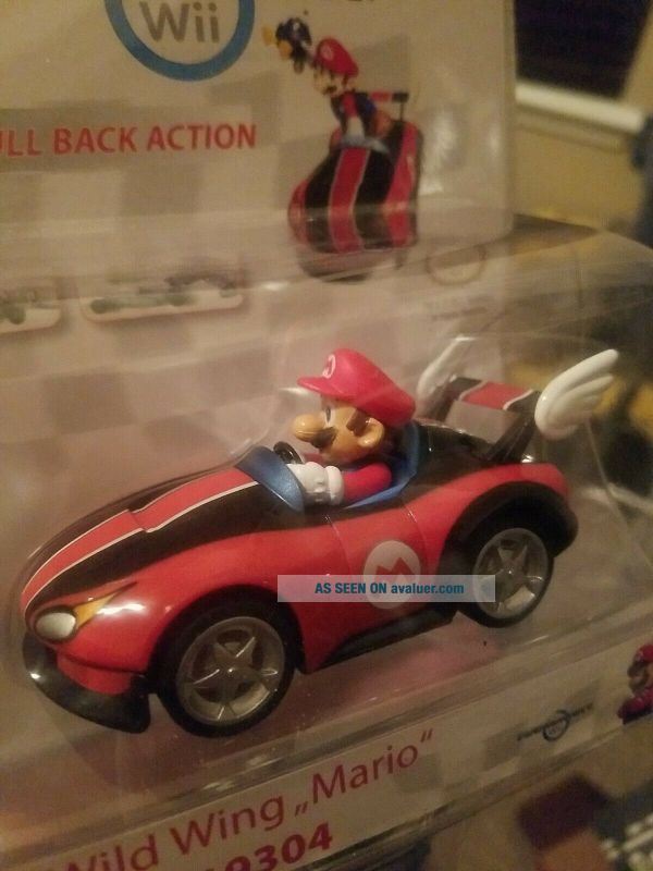 Mario Kart Wii - Pull & Speed Car - 19304 Wild Wing Mario 2012 Figure ...
