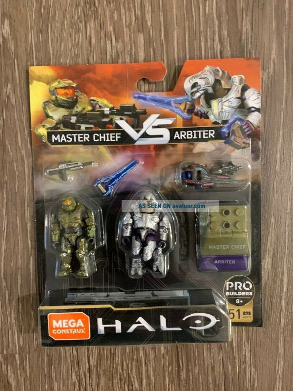 Mega Construx Halo Pro Builders Master Chief Vs Arbiter | #41060930
