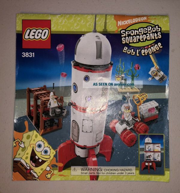 LEGO SpongeBob SquarePants Rocket Ride 3831 98 Complete | #41071544