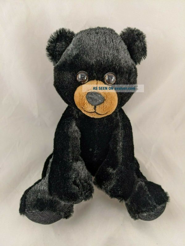 First & Main Floppy Friends Black Bear Plush 10 " 7723 Stuffed Animal ...