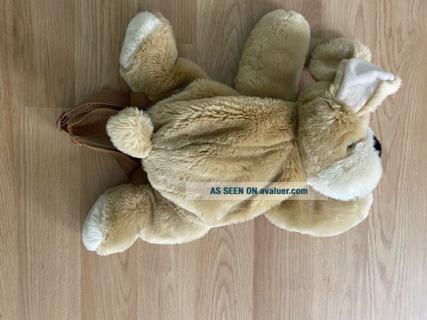 Doggy Stuffed Animal Backpack With Zipper Compartment Gently | #41102007
