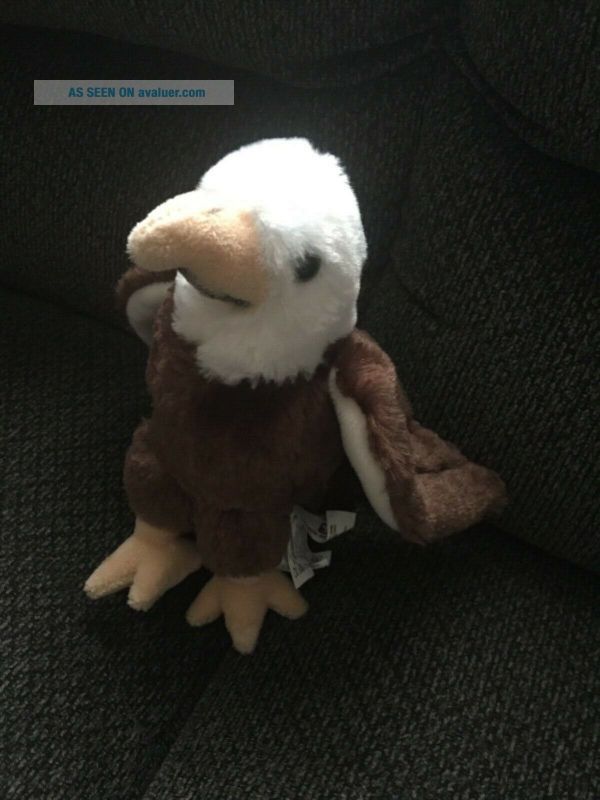 WILDLIFE ARTISTS Bald Eagle Stuffed Animal Plush 10” Wild And Wonderful ...