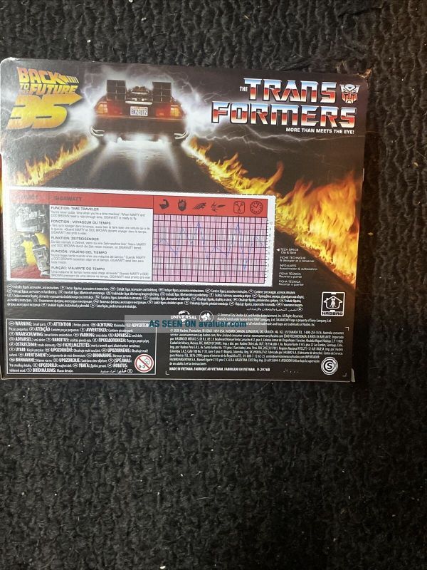 Transformers Back To The Future Mash - Up Delorean Gigawatt 35th ...