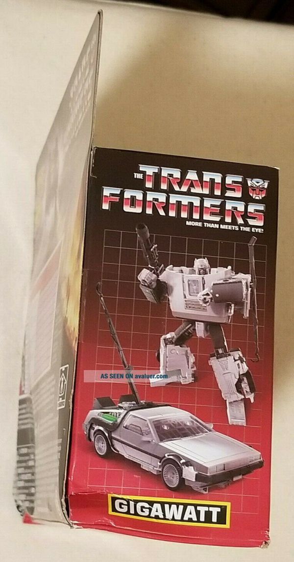 Transformers Back To The Future BTTF Gigawatt Delorean G1 Retro MIB In ...