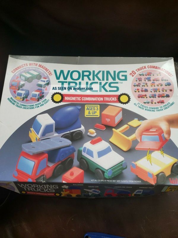 Magna Tiles Valtech TRUCKS 27 Piece Magnetic Combination TRUCK SET ...