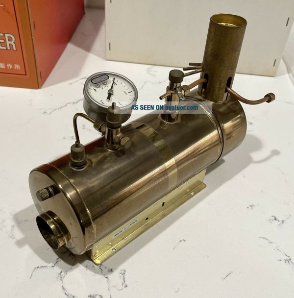 Live Steam Brass Saito B3 Marine Steam Boiler & Burner | #41132332
