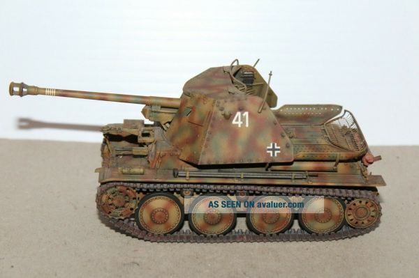 WORLD WAR 2 GERMAN Panzer Pack 40 (38T AUSF - H) TANK MODEL KIT BUILT 1 ...